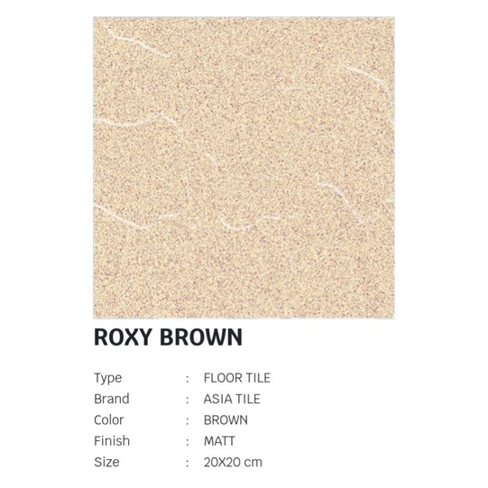 Jual Asia Tile Roxy (black, blue, brown) size 20x20 grade A | Shopee ...