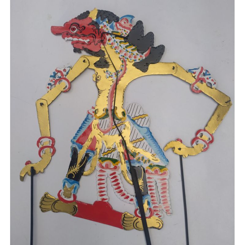 Jual kerajinan tangan wayang kulit kertas BURISRAWA 60cm burisrowo ...
