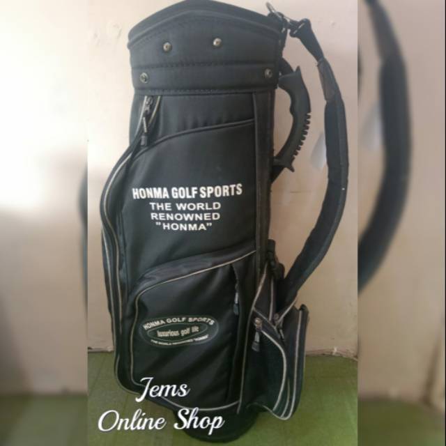 Jual Tas Golf Bag Golf Second Bekas HONMA HITAM | Shopee Indonesia