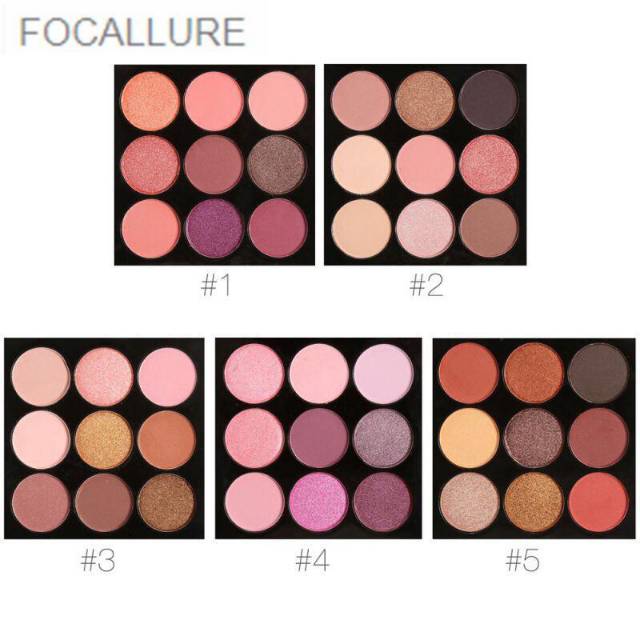Jual Focallure Palette Eyeshadow 9 warna | Shopee Indonesia