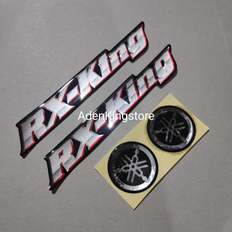 Jual stiker sticker emblem Tangki YAMAHA RXKING RX KING 2002 gold ...