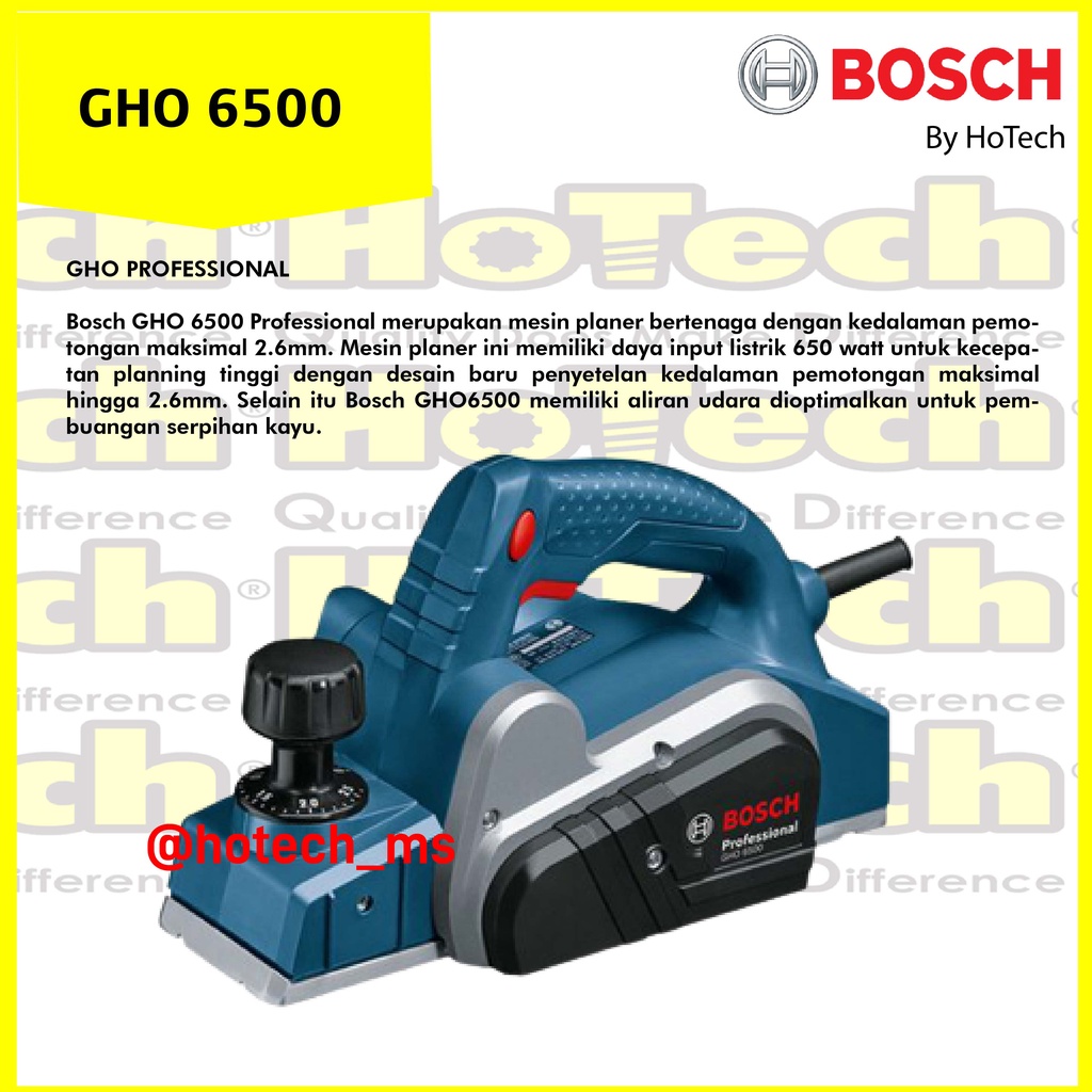 Jual BOSCH Planer GHO 6500 | Mesin Serut Kayu Bosch GHO 6500 | Mesin Sugu Bosch | Shopee Indonesia
