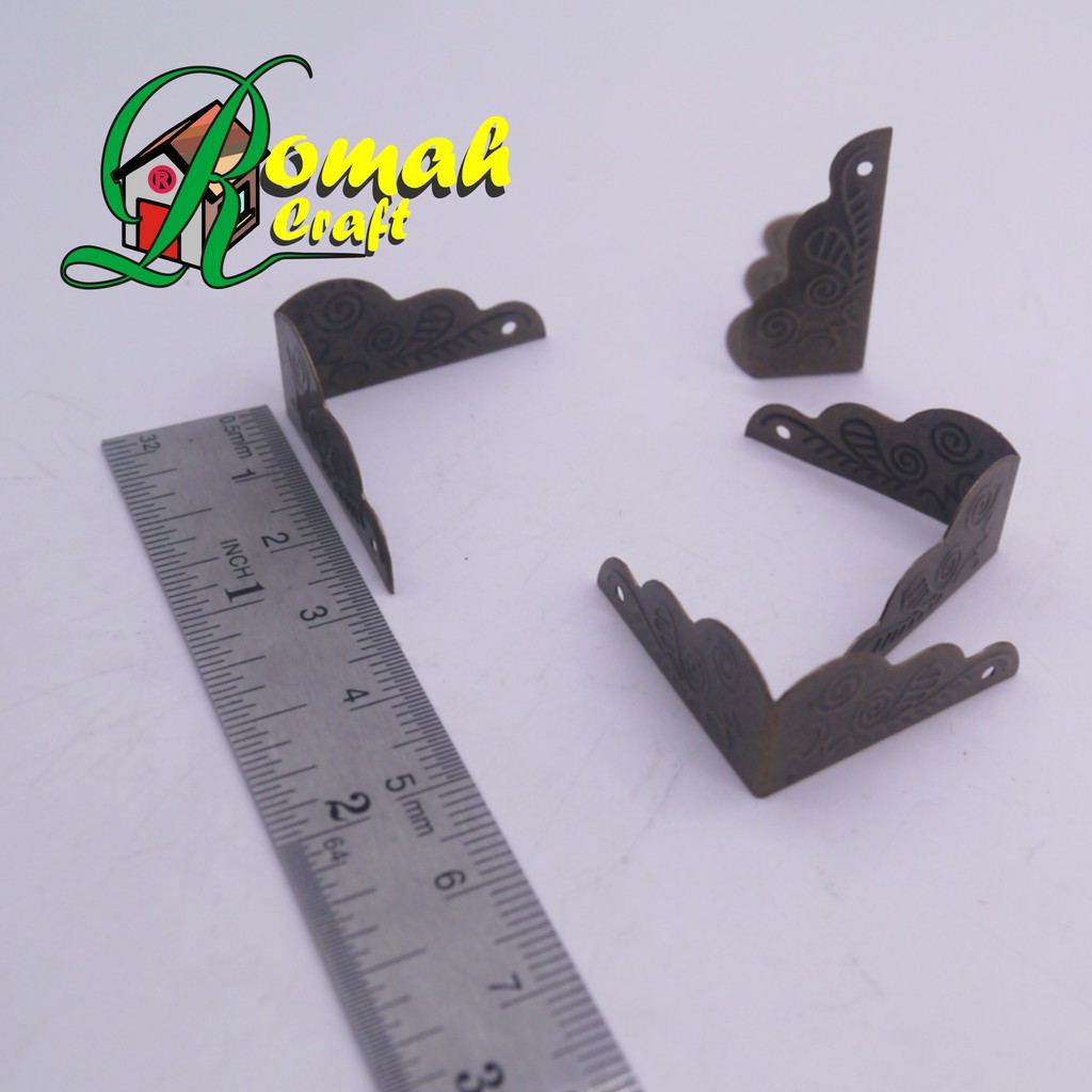 Jual Hiasan siku box ornamen 27 mm Imp Sikuan sudut pojok Corner box ...