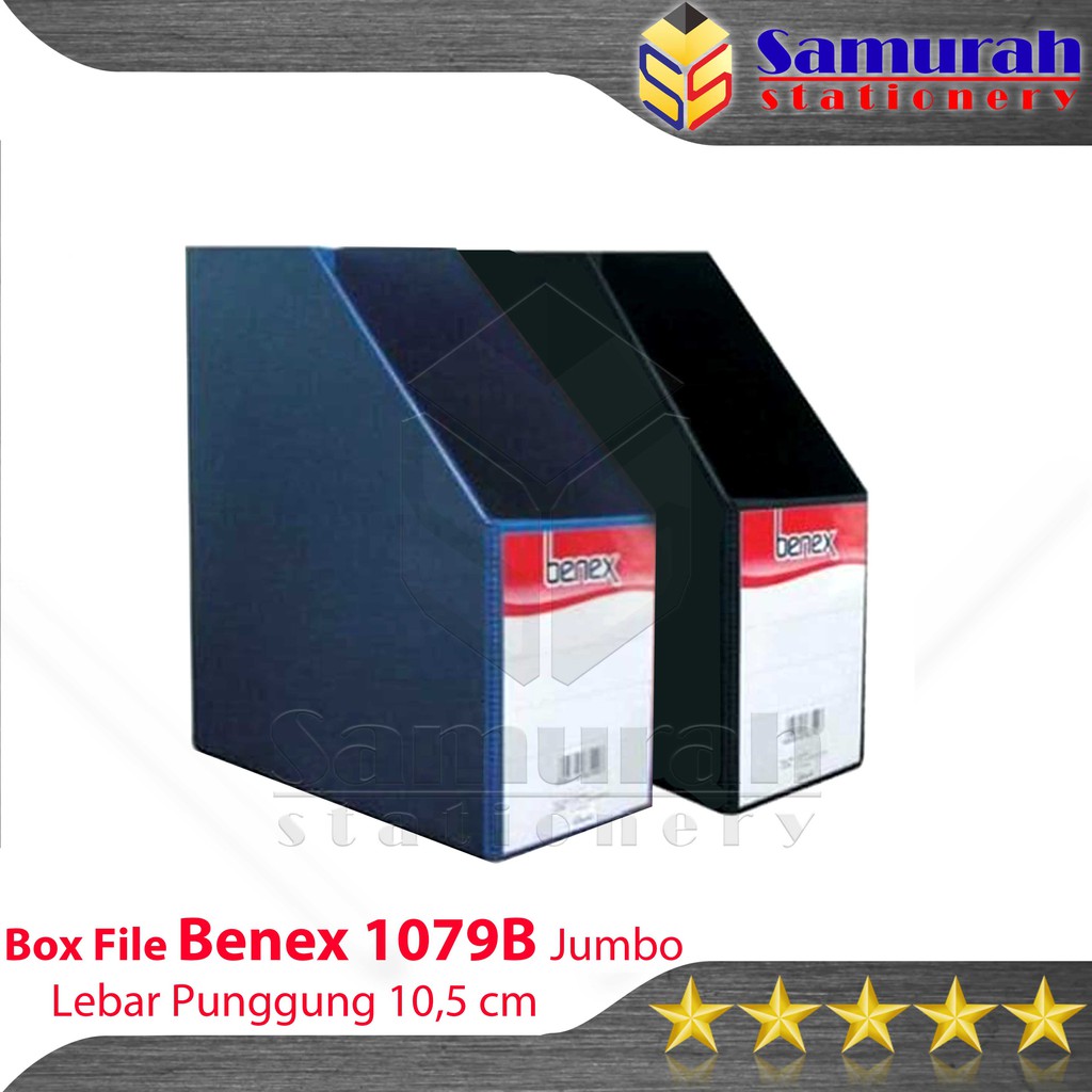 Jual Box File Lipat Benex 1079B Warna Hitam - Biru / Rak Stand Jumbo ...