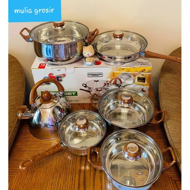 Jual Panci Set GSF 4212 / Panci Set | Shopee Indonesia