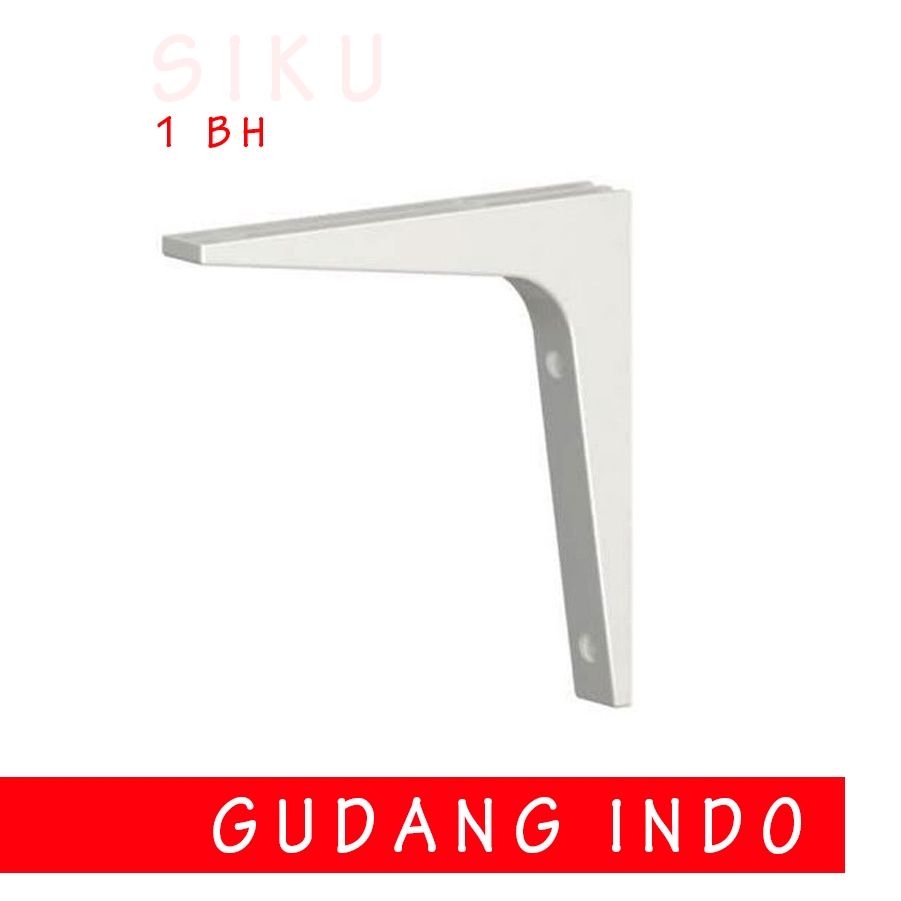 Jual 1 bh siku BRACKET SIKU / siku untuk rak dinding / siku serba guna ...