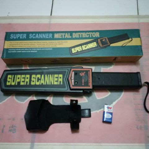Jual super scanner metal detector alat pengaman deteksi logam security ...