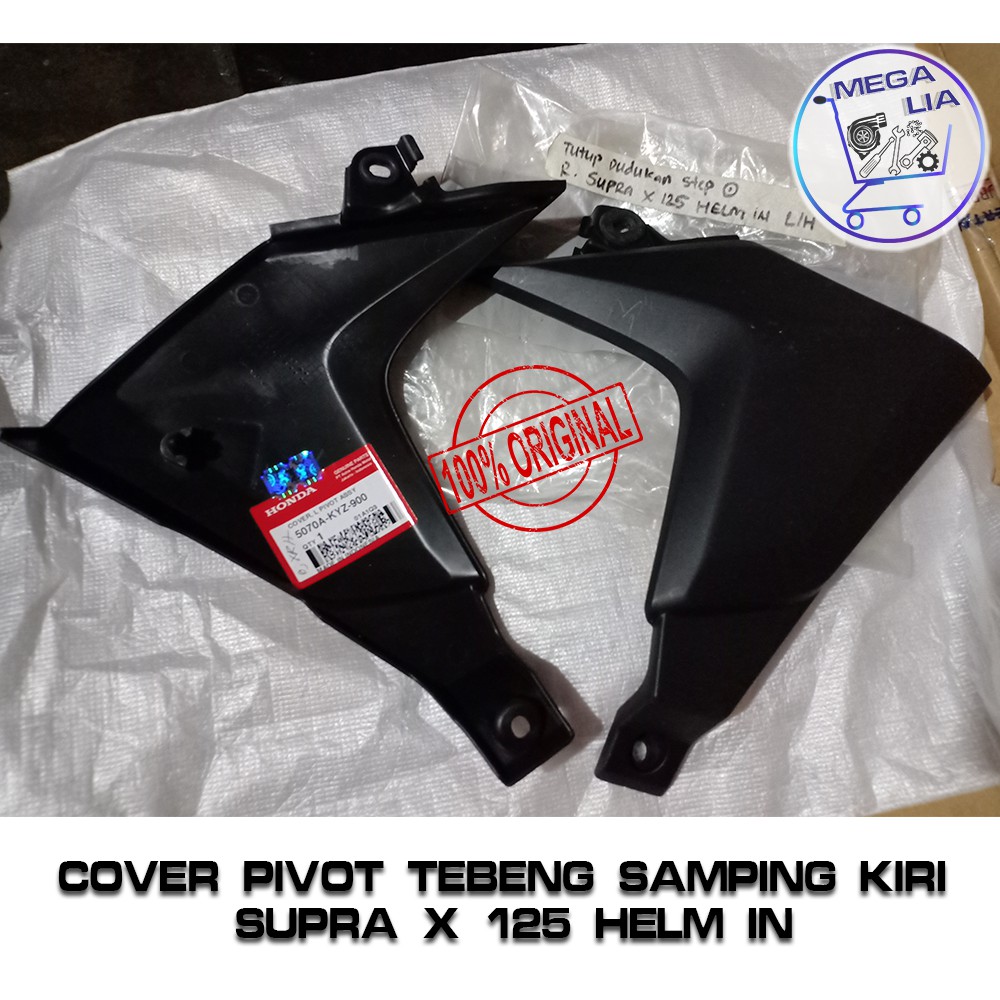 Jual Cover Pivot Tebeng Samping Kiri Supra X 125 Helm In/Tutup Dudukan ...
