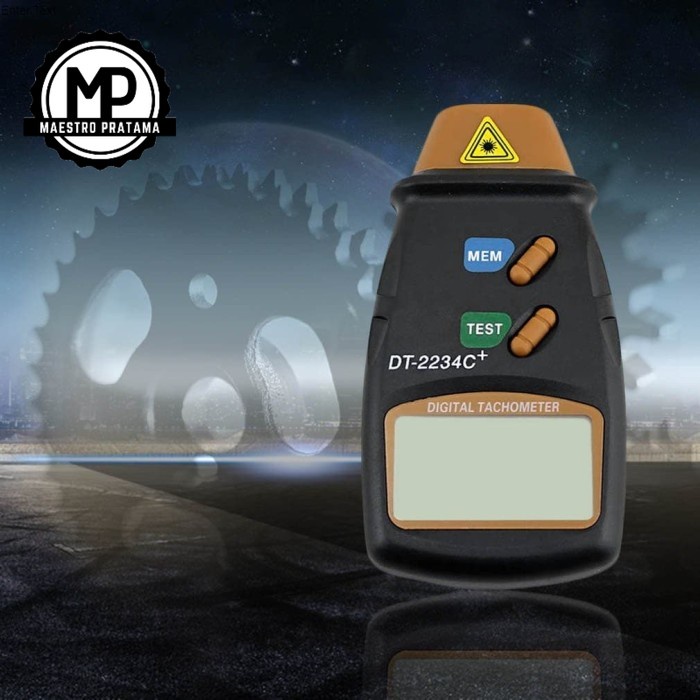 Jual ORIGINAL Digital Tachometer - Pengukur RPM Laser Photo Non-Contact ...
