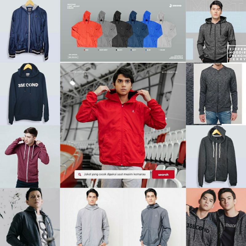 Jual JAKET 3SECOND Al Ghazali ORIGINAL | Shopee Indonesia