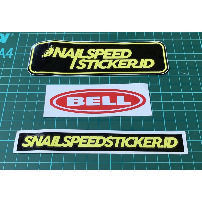 Jual cutting sticker helmet logo Bell 9x3cm | Shopee Indonesia