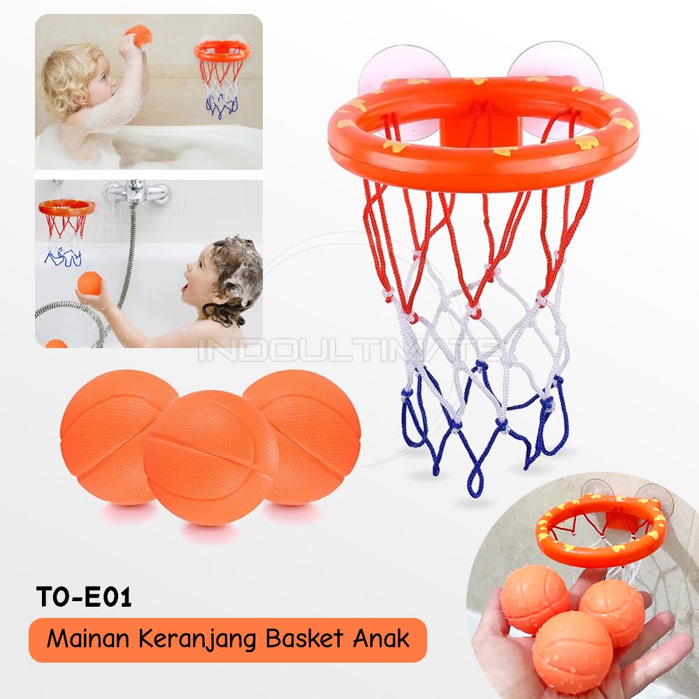 Jual Mainan Anak Ring Basket Plus Bola Mainan Basketball Mini TO-E01 ...