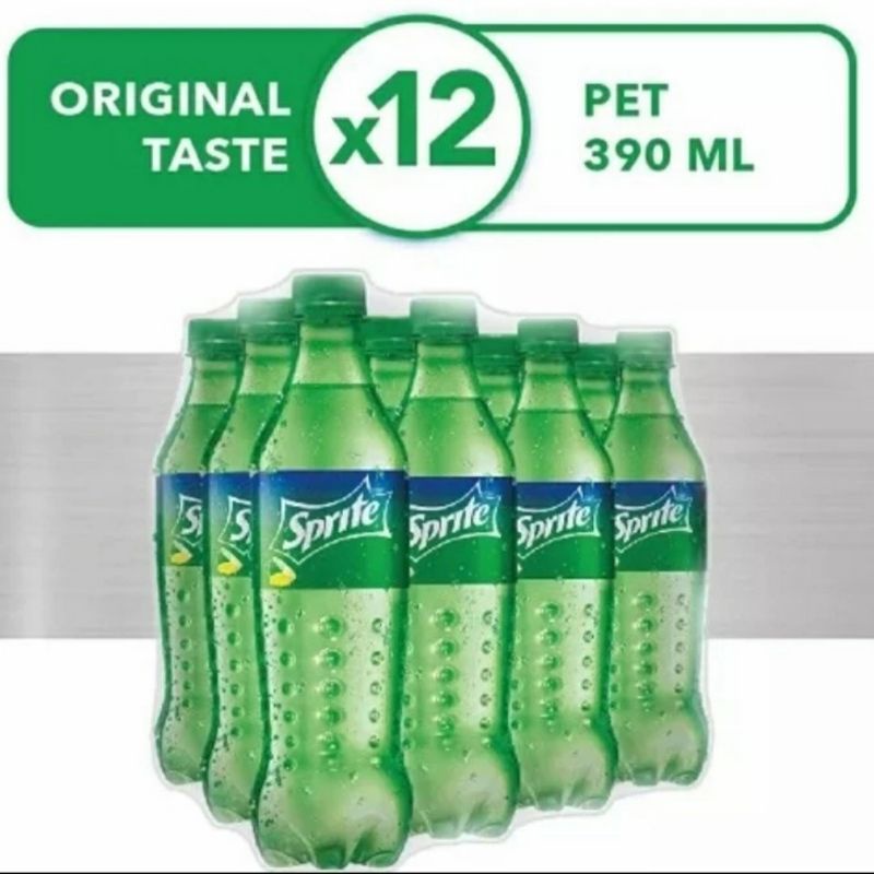 Jual Sprite Botol 390 ml (isi 12 botol/krat) | Shopee Indonesia