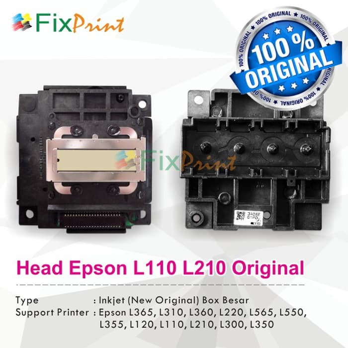 Jual Print Head Epson L120 L110 L210 L300 L350 Original Box Besar (NEW ...