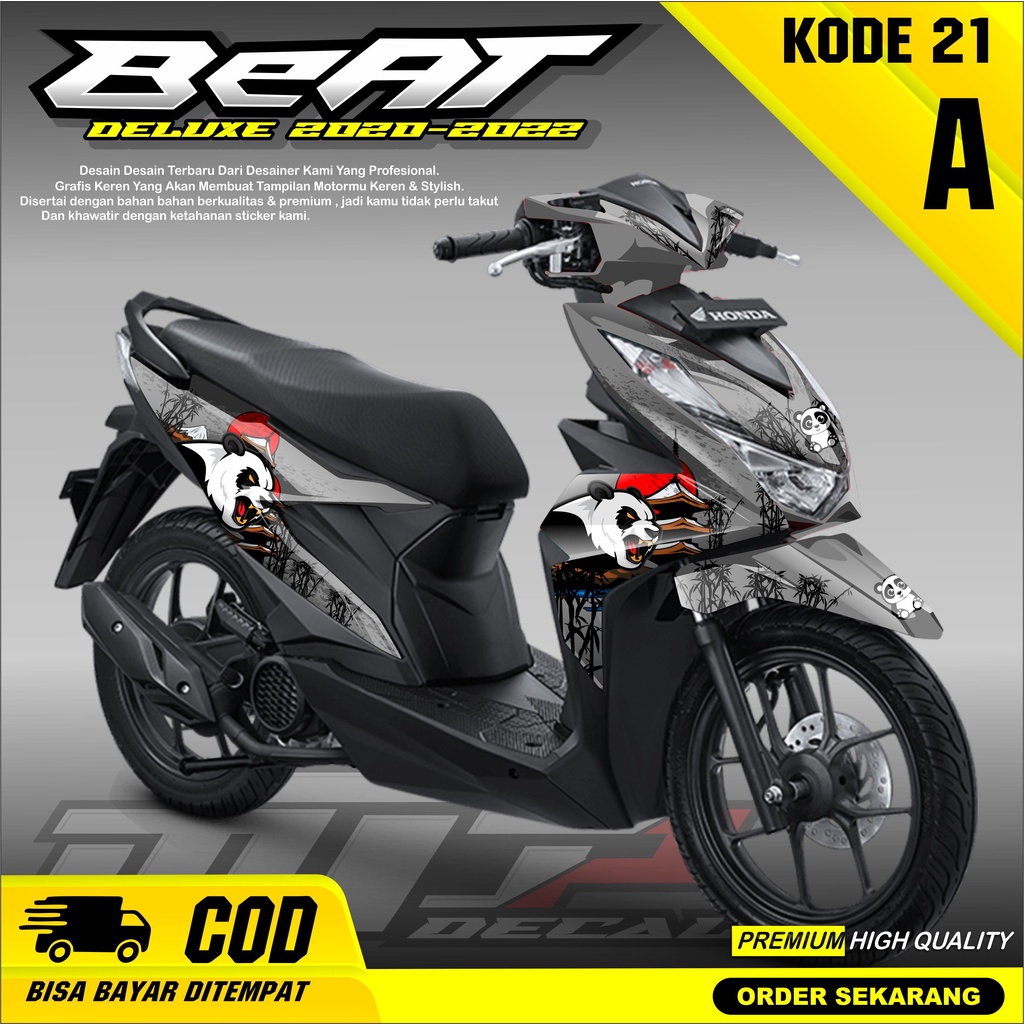 Jual (PALING DICARI) Decal Sticker Honda Beat Deluxe CBS ISS 2020 2021 ...