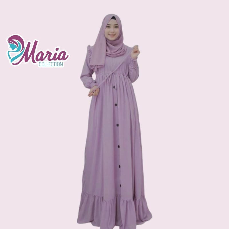 Jual MARIA COLLECTION Zalfa Dress - Gamis Muslim Wanita Remaja Dewasa ...