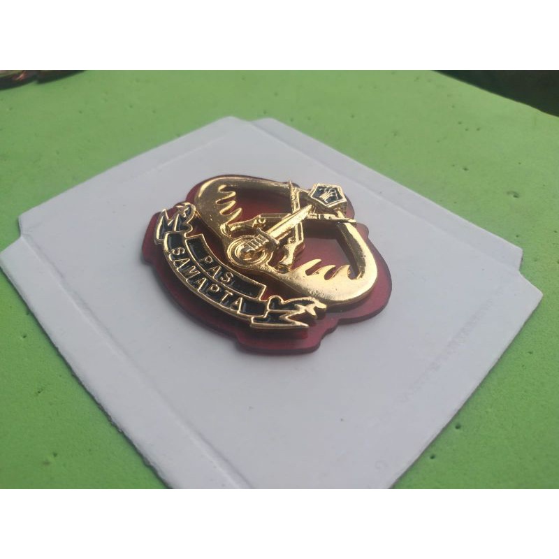 Jual Pin Pas Samapta / Pin Pas Samapta Lapas / Brevet Samapta Pas / Pin ...