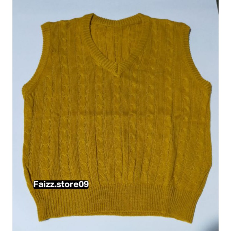 Jual Vest ROMPI RAJUT MOTIF CABLE STORE09 MURAH | Shopee Indonesia