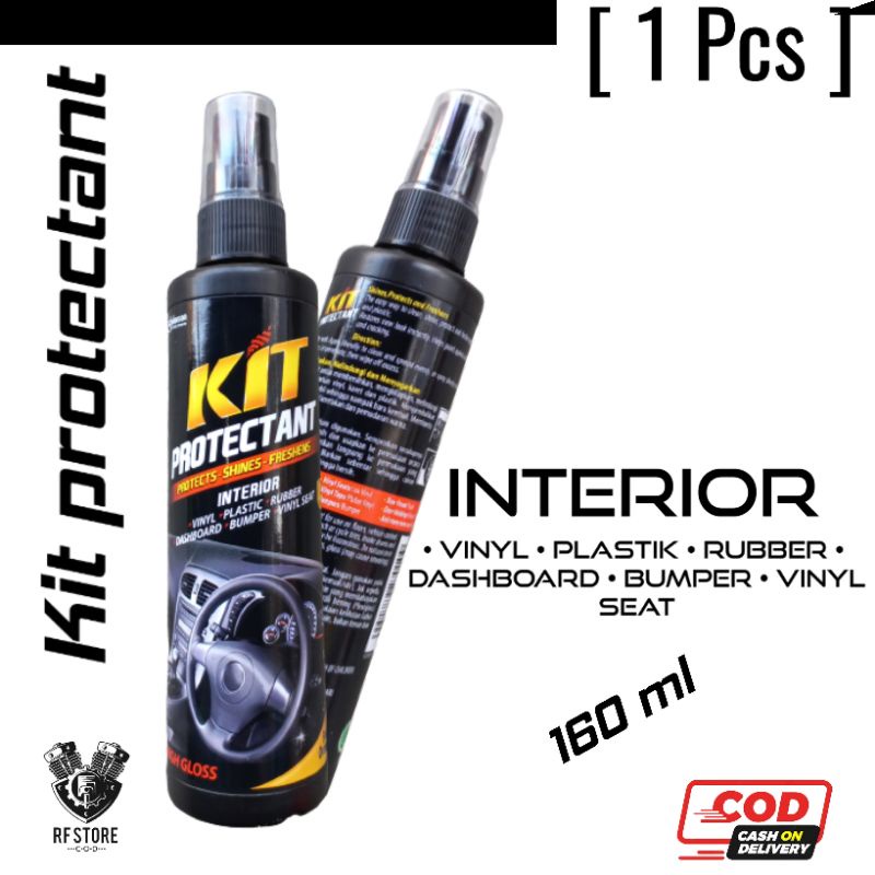 Jual Kit Protectant high gloss 160 ml/ Kit dashboard/ protects shines ...