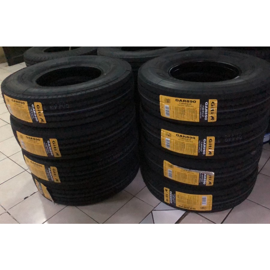 Jual Ban Truk 750-16 Giti GAR890 Ban Kawat untuk truck Double (Set ban luar, ban dalam, dan flap ...