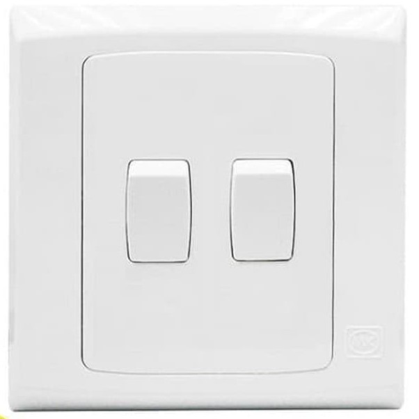 Jual Saklar Seri Double 2 gang MK Slimline Plus | Shopee Indonesia
