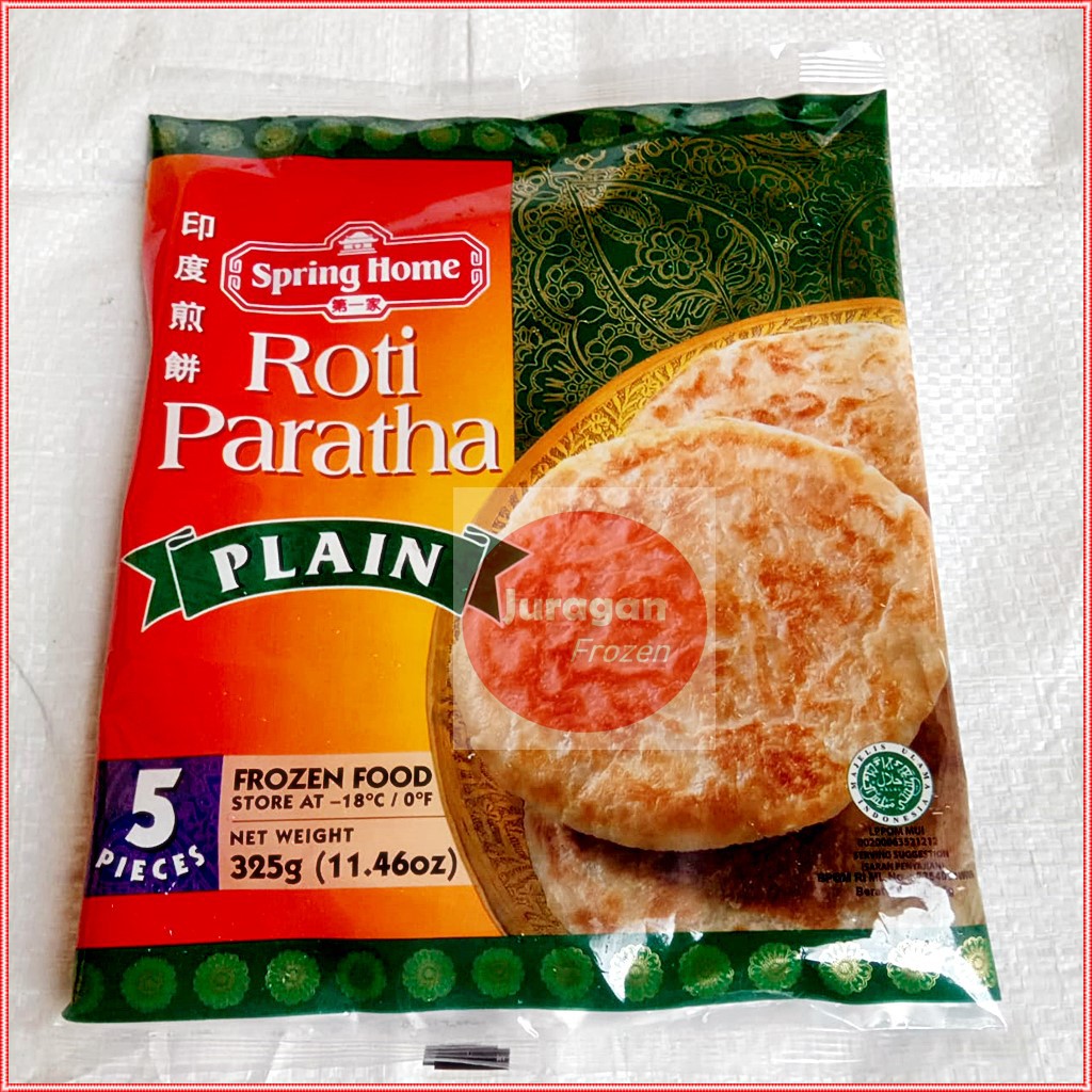 Jual ROTI PRATA PLAIN SPRING HOME ROTI CANAI FROZEN | Shopee Indonesia
