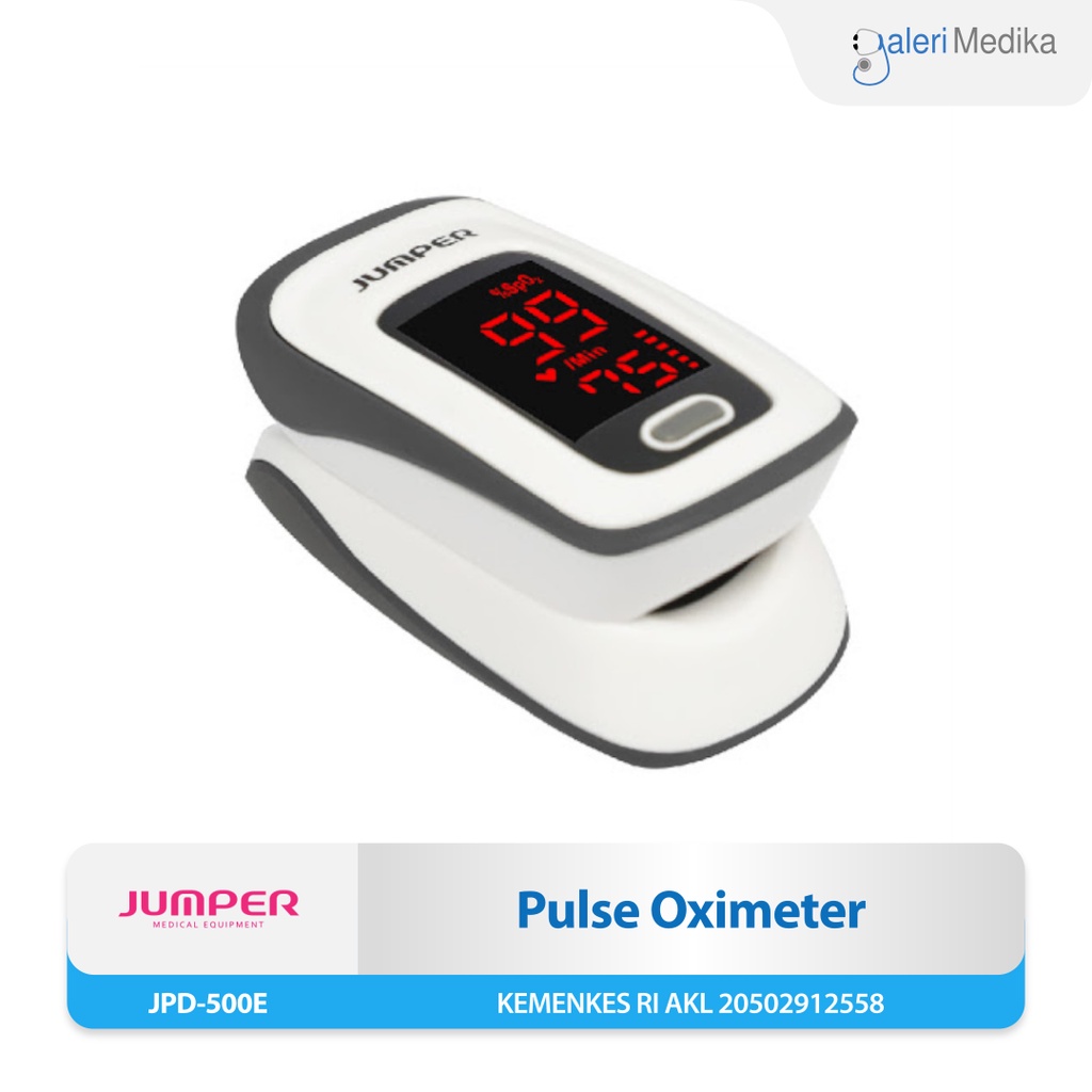 Jual Fingertip Pulse Oximeter / Oksimeter / Oxymeter Jumper JPD-500E LED - Alat Ukur Kadar ...