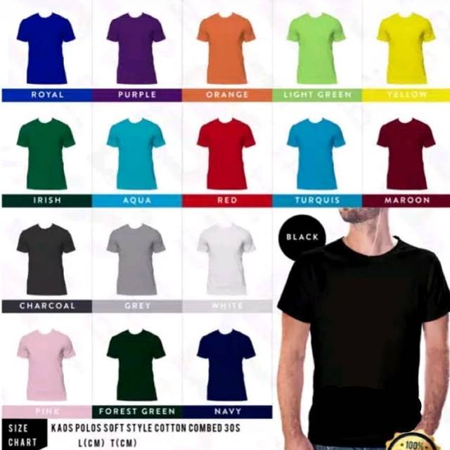 Jual Kaos polos murah | Shopee Indonesia