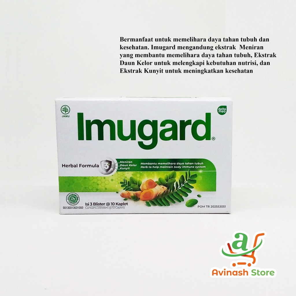 Jual IMUGARD BOX ISI 30 KAPSUL SUPLEMEN DAYA TAHAN TUBUH | Shopee Indonesia