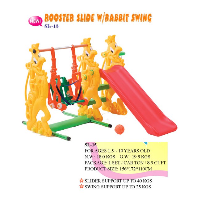 Jual Perosotan Anak Mainan Perosotan Anak Slide With Rabbit Ayunan Anak | Shopee Indonesia