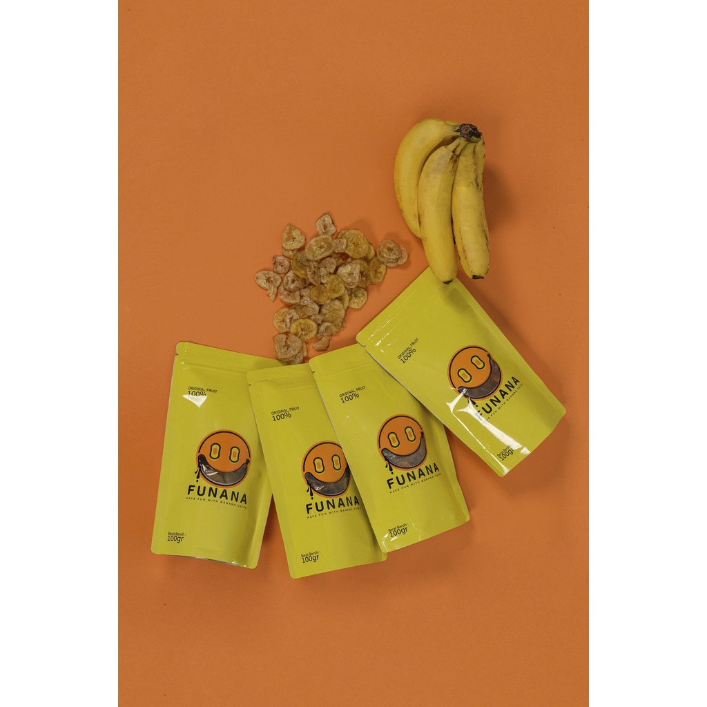Jual KERIPIK PISANG FUNANA CHIP ORIGINAL FRUIT DARI BUAH PISANG SEGAR ...