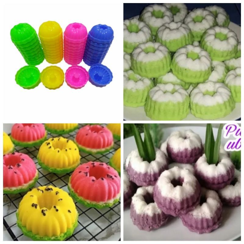 Jual Cetakan Kue Putri Ayu/Putu Ayu/Puding Bentuk Bulat isi 12 pcs ...