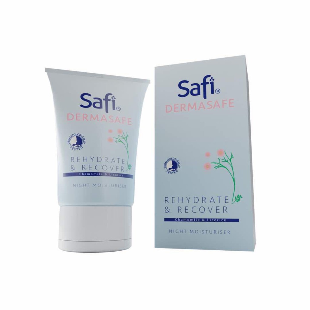 Jual Safi Dermasafe Moisturizer - Night Moisturizer - Gel Cleanser ...