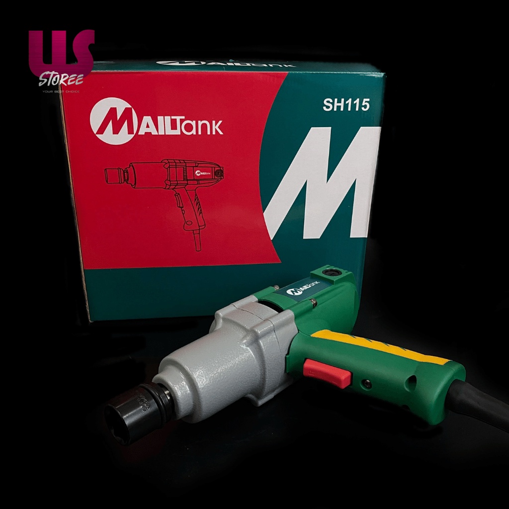 Jual Mesin Pembuka Baut Mailtank SH-115 Impact Wrench Electric 24 MM ...