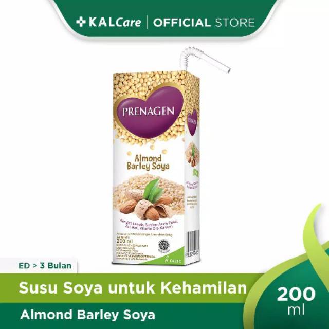 Jual Prenagen mommy Almond Barley Soya 200ml | Shopee Indonesia