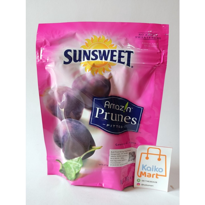 Jual Buah Kering - Sunsweet Prunes - Buah Prune Kering 200Gr | Shopee ...