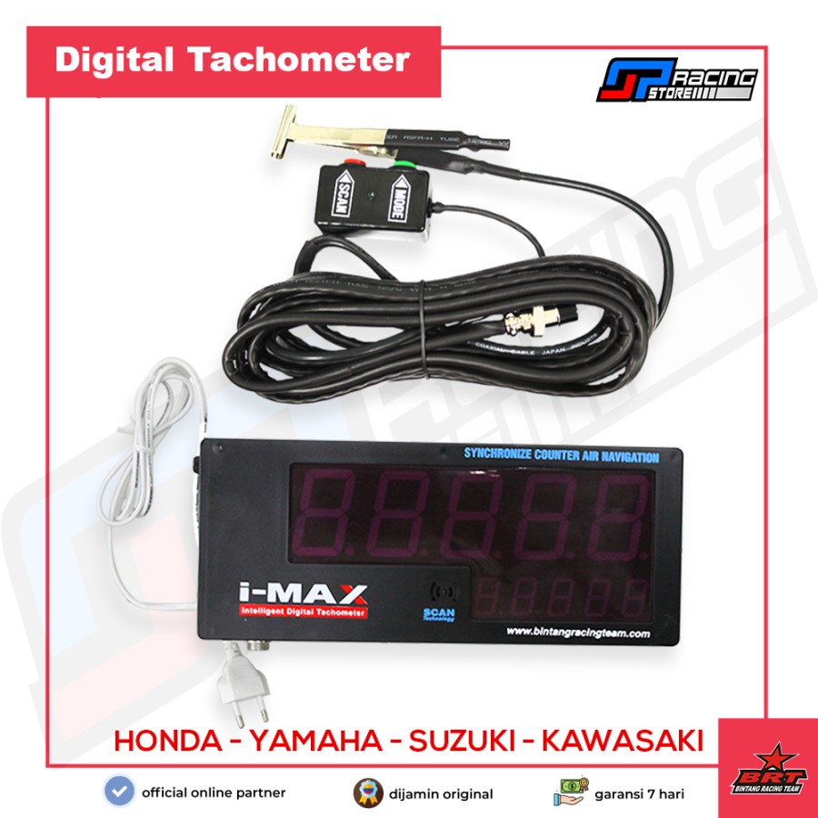 Jual Tachometer Digital Imax Original BRT | Shopee Indonesia