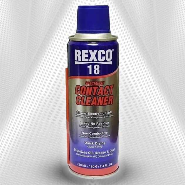 Jual REXCO 18 220 ML SPECIALIST CONTACT CLEANER/PEMBERSIH KOMPONEN ...