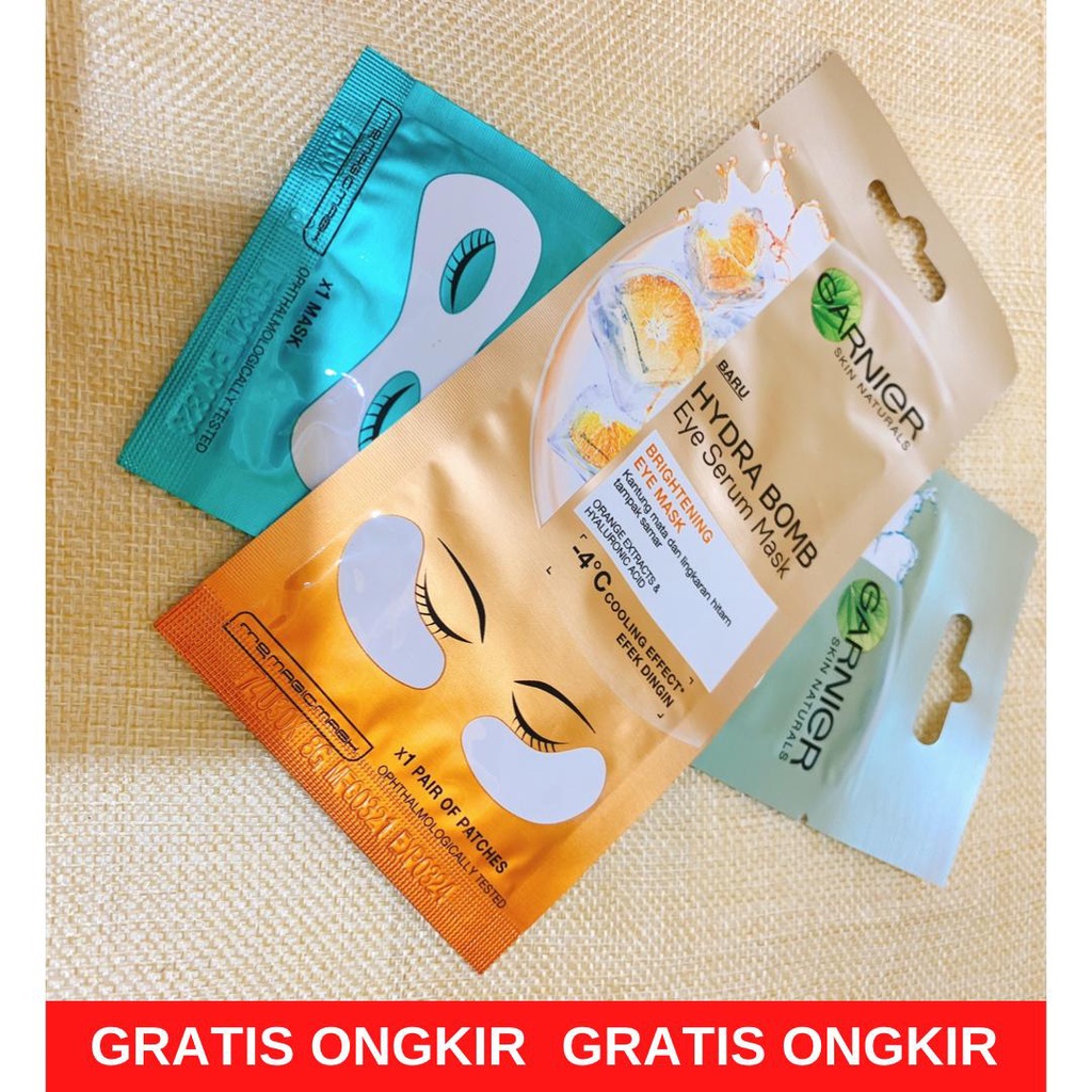 Jual Garnier Hydra Bomb Brightening Eye Mask Serum Skin Care (Samarkan ...