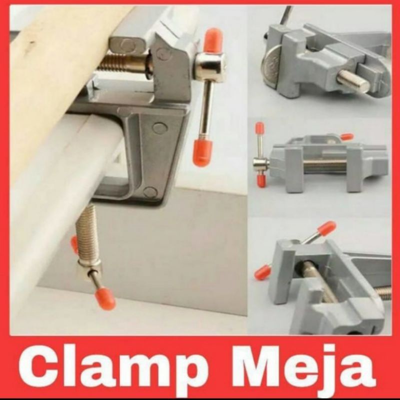 Jual clamp meja mini catok meja ragum mini bench vise catok mini klem ...