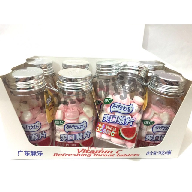 Jual Permen Buah Dosmc Rasa semangka / Vit C / Xinle | Shopee Indonesia