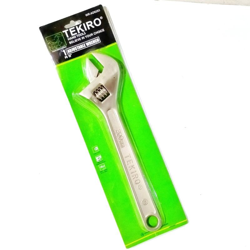 Jual TEKIRO ADJUSTABLE WRENCH 10" / KUNCI INGGRIS 10 INCHI | Shopee ...