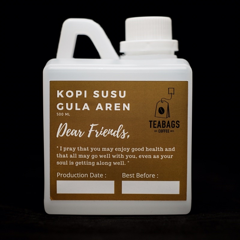 Jual KOPI SUSU GULA AREN 500 ML | KOPI SUSU LITERAN | KOPI SUSU SATU ...