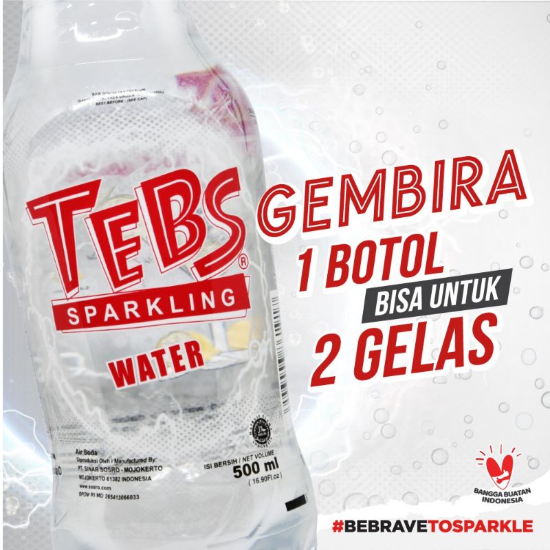 Jual TEBS Sparkling Water 500ml | Shopee Indonesia