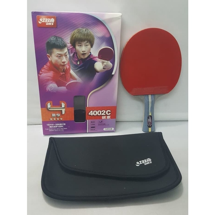 Jual Bat Ping Pong Tenis Meja - DHS 4002 C - Carbon - ORIGINAL -jml ...