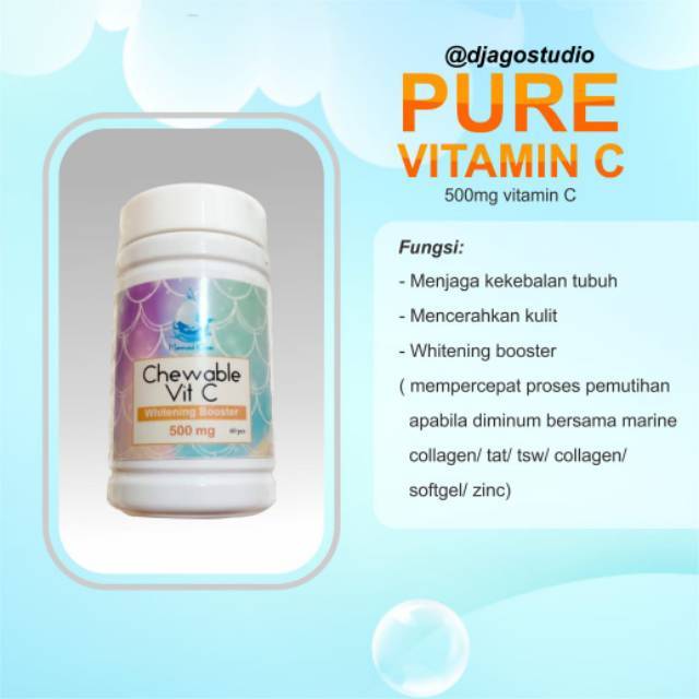 Jual Vitamin C (Chewable) 500g (1 botol 60pcs) | Shopee Indonesia