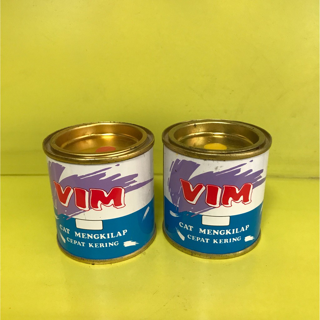 Jual Cat Kayu Besi - Meni Besi VIM Murah Ukuran Kaleng Kecil 0.1 liter ...