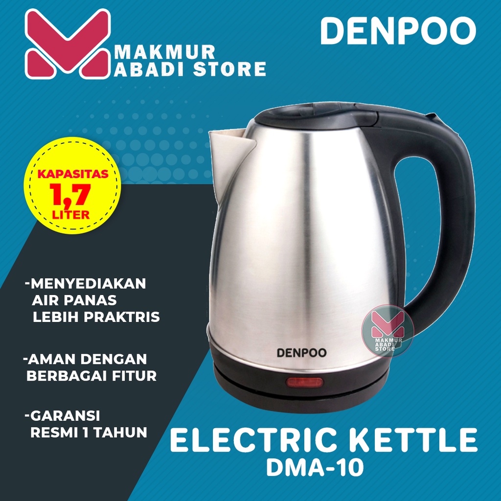 Jual Denpoo Kettle DMA-10 Pemanas Air | Shopee Indonesia