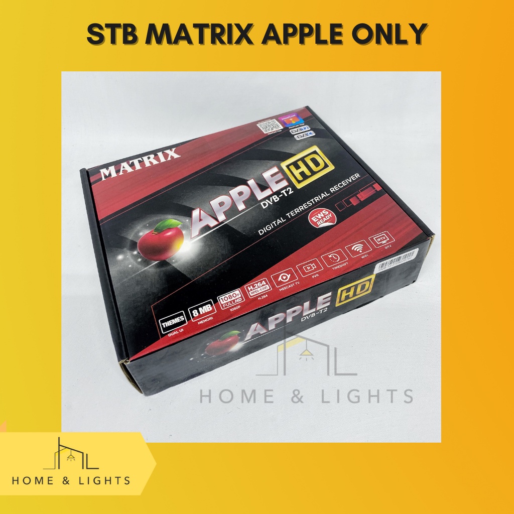 Jual Set Top Box TV Digital Matrix Apple DVB T2 Full HD / Set Top Box ...