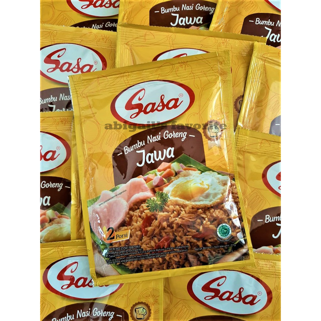 Jual Sasa Bumbu Nasi Goreng Jawa 20 gr | Bumbu Nasi Goreng Jawa Sasa 20 ...